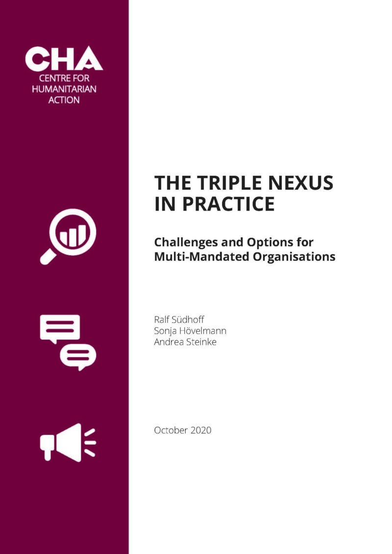 Triple Nexus - Centre for Humanitarian Action
